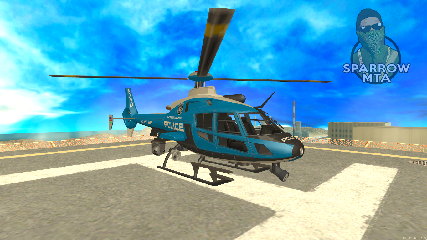 MTA SA Police Maverick Helikopter Scripti
