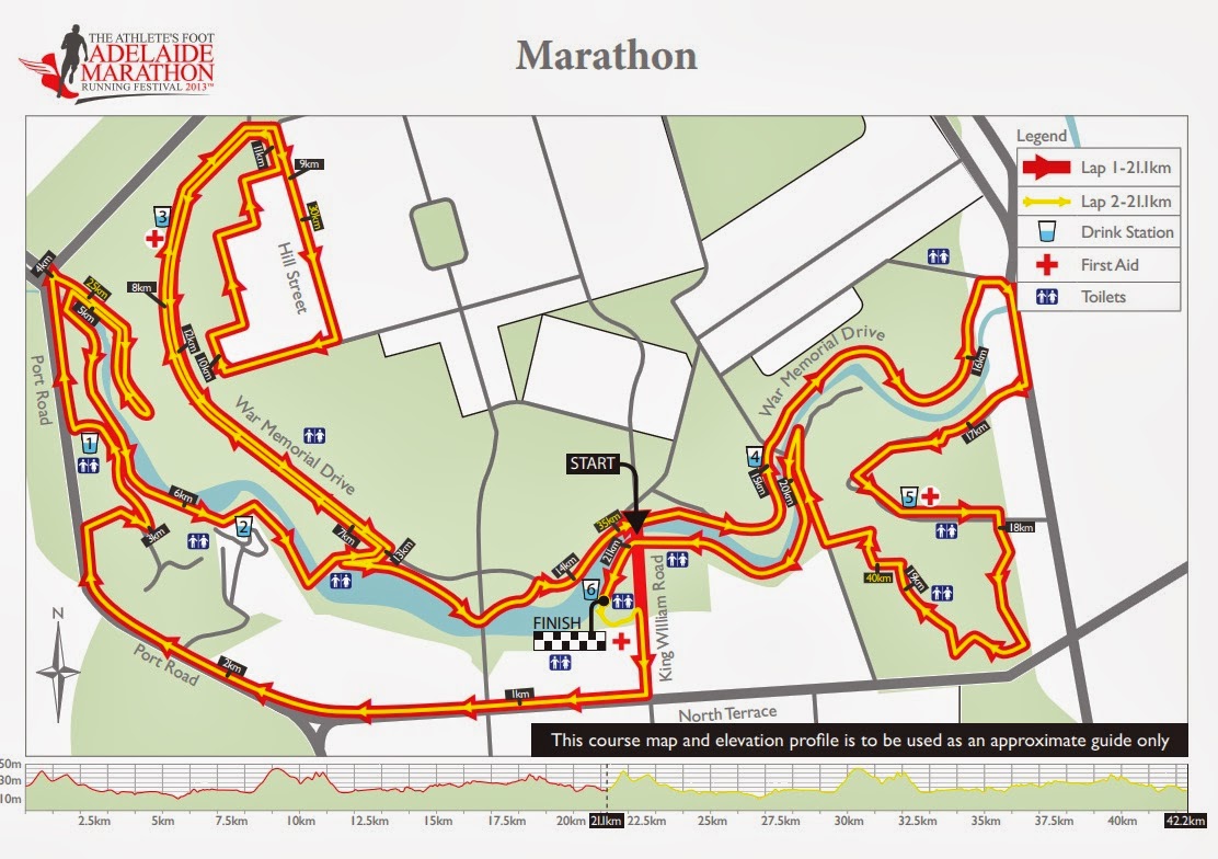 Jenn on the Run: 2013 06June25 - Adelaide Half Marathon