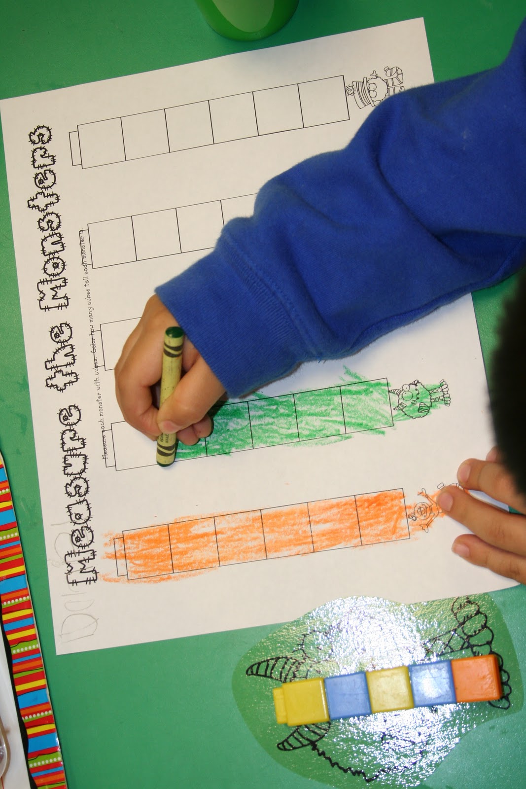 Mrs. Lee's Kindergarten: Monster Centers and Monster Fun!