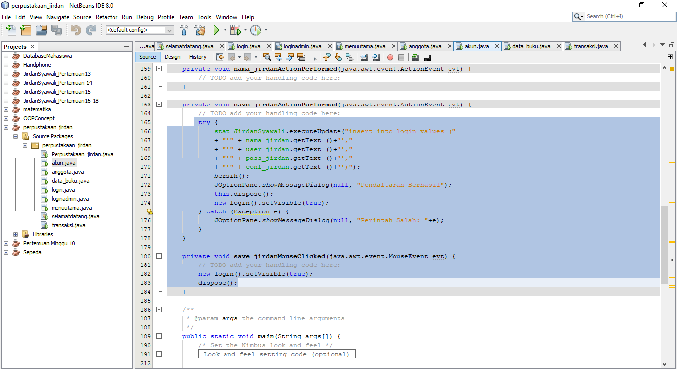 Cara Membuat Program Peminjaman Buku dengan Netbeans & XAMPP - UAS ...