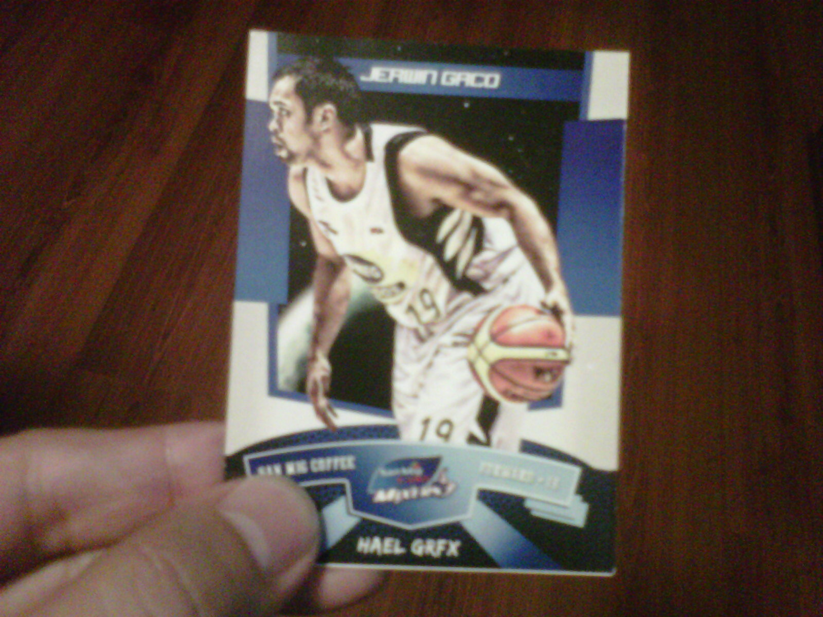 Mico Halili: Rare Jerwin Gaco Trading Card.