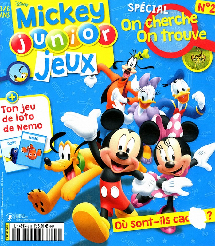 Collections Disney : Mickey Junior Jeux N°2
