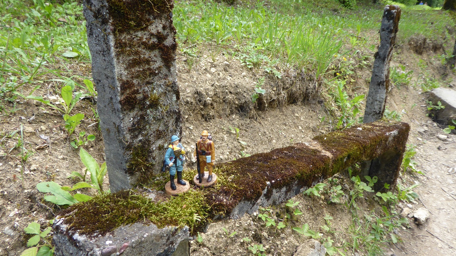 Toy soldiers and real battles: The WW1 Verdun trenches