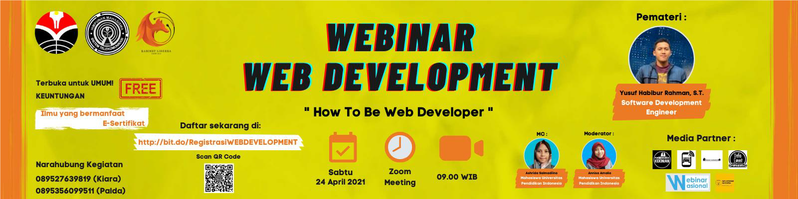 Webinar Web Development 2021 - HMST UPI Webinar Web Development 2021 - HMST UPI