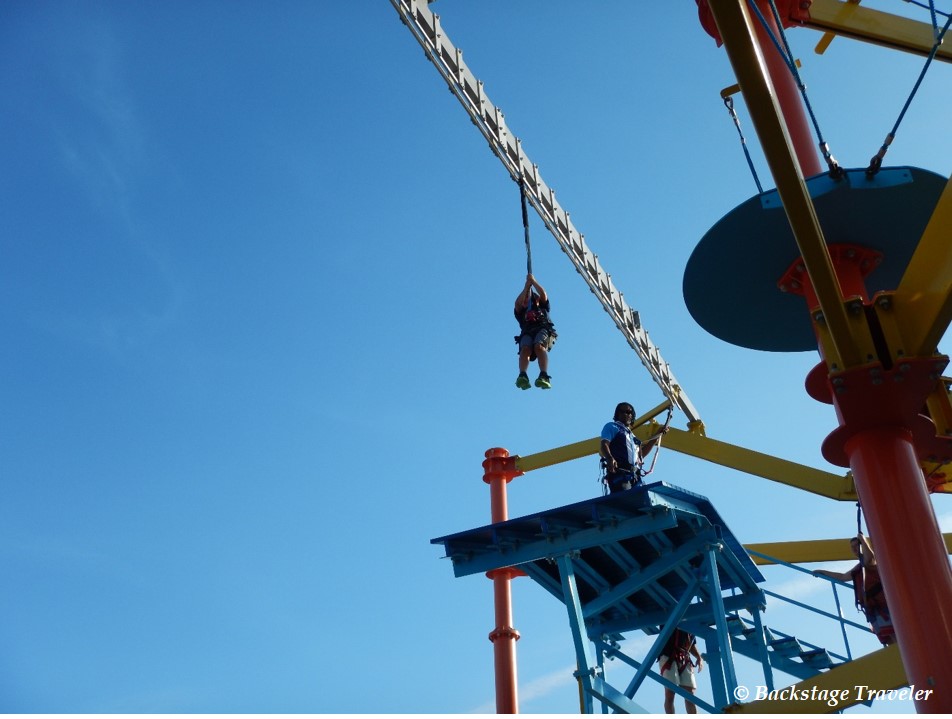 Backstage Traveler: Family Cruising - Norwegian Breakaway Ropes Course