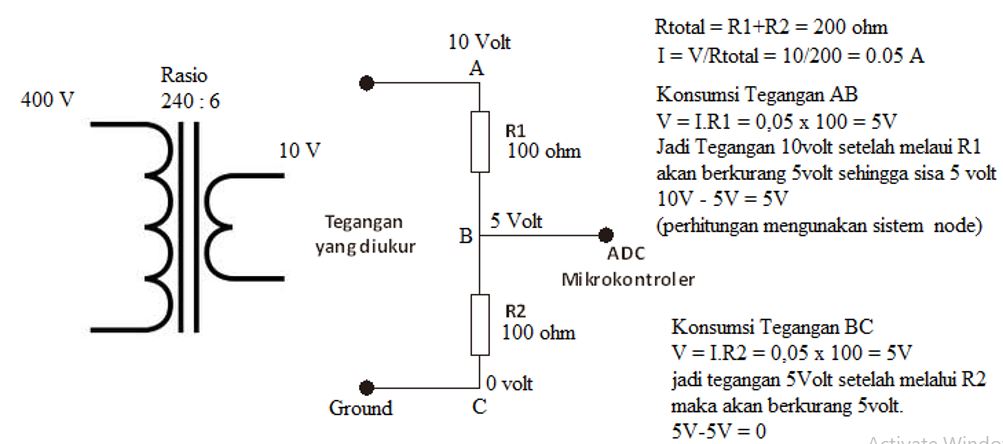 Membuat Sensor tegangan arduino ~ Belajar Bersama