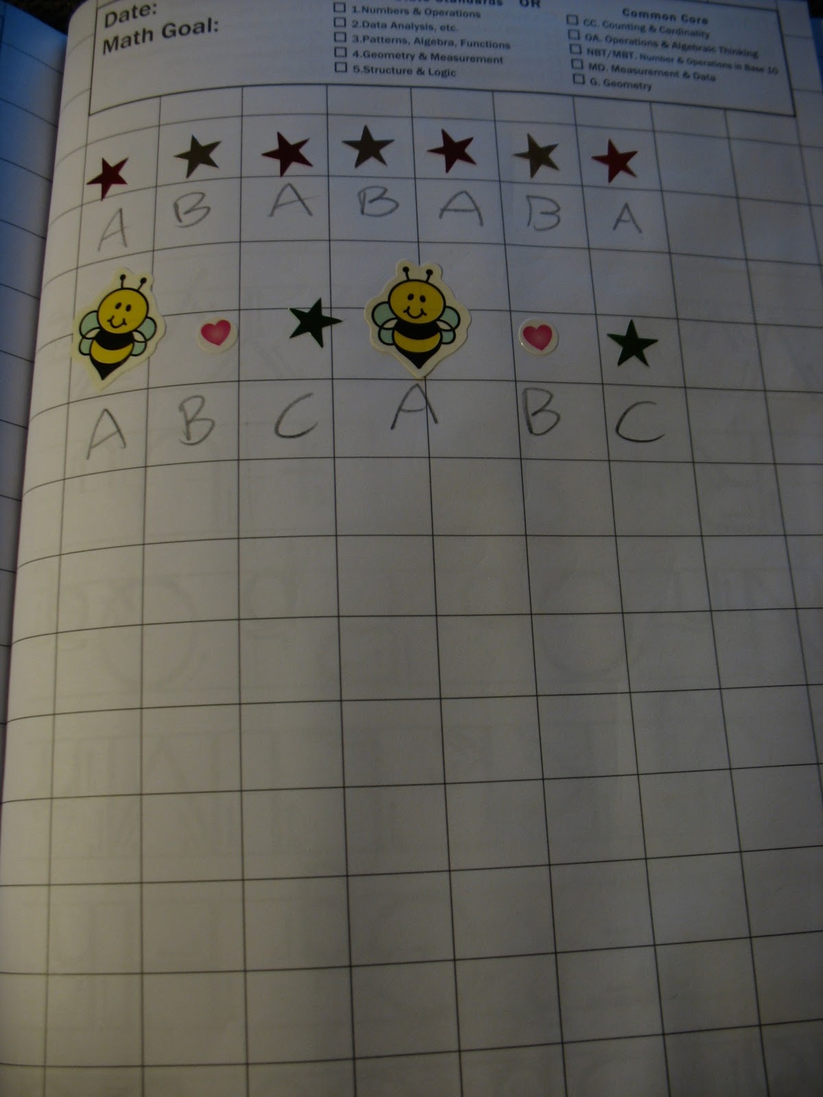 Tales From A Traveling Teacher Math Portfolio Ideas September 2011