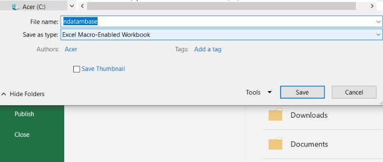 Membuat Database di Microsoft Excel