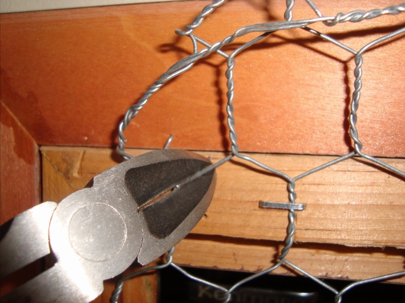 Polka-Dotty Place: DIY Chicken Wire Frame