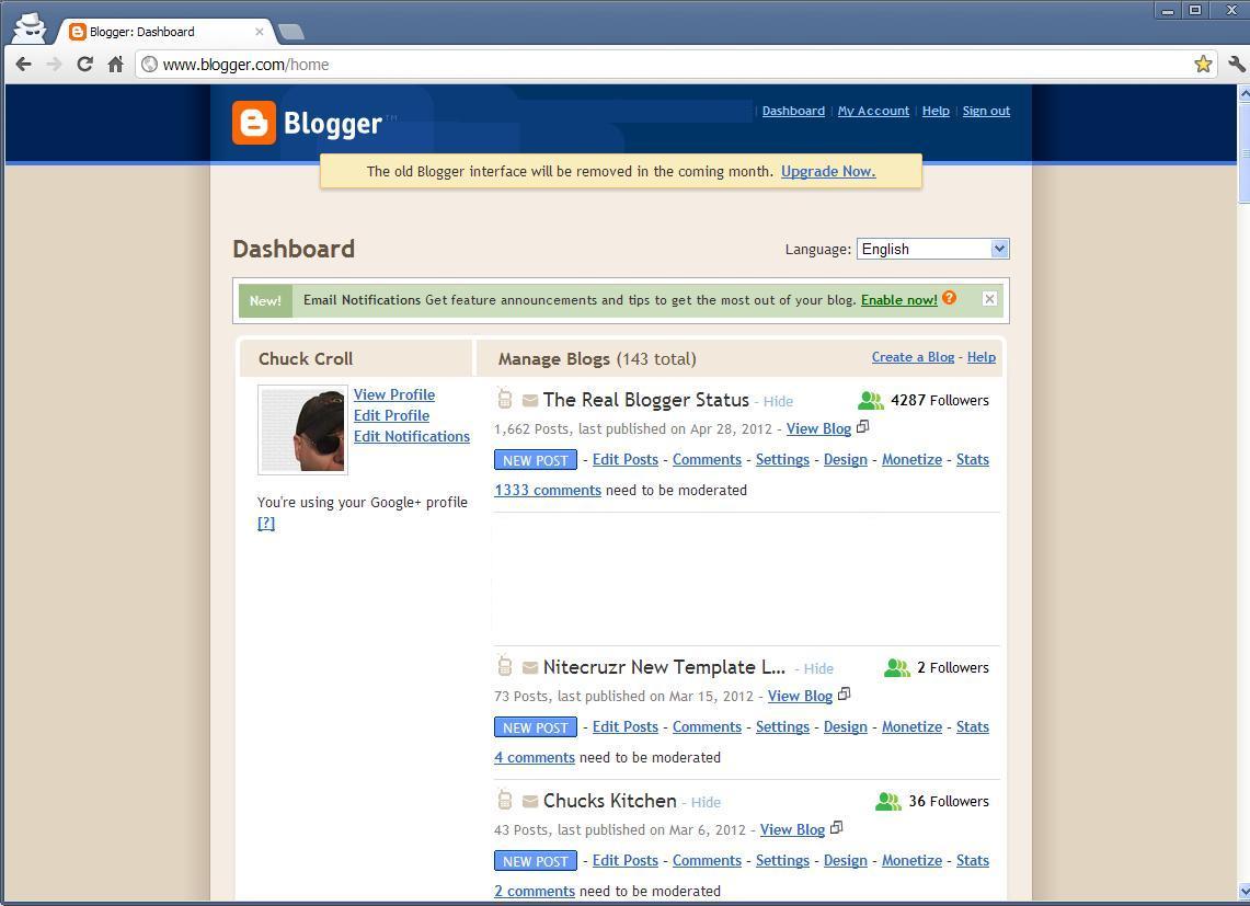 Distinguishing Between The Classic GUI And The New GUI (2011)