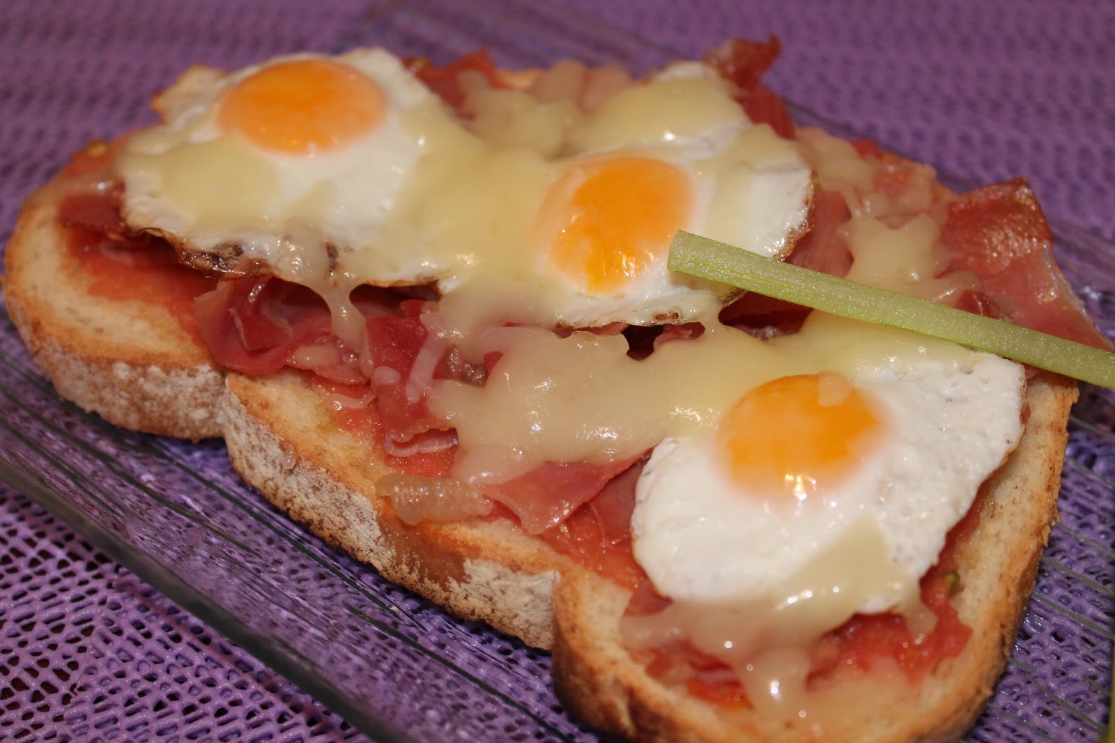Mis Recetas: Tosta de jamón