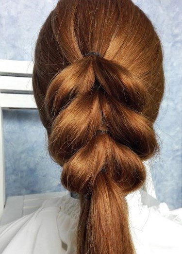Hairstyle with Elastic Bands - Pictures Lovers