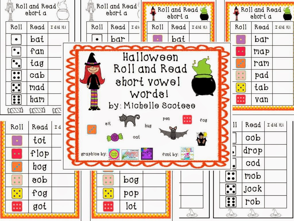Mrs. Scotese's class.....A kindergarten blog: Halloween Roll and Read ...