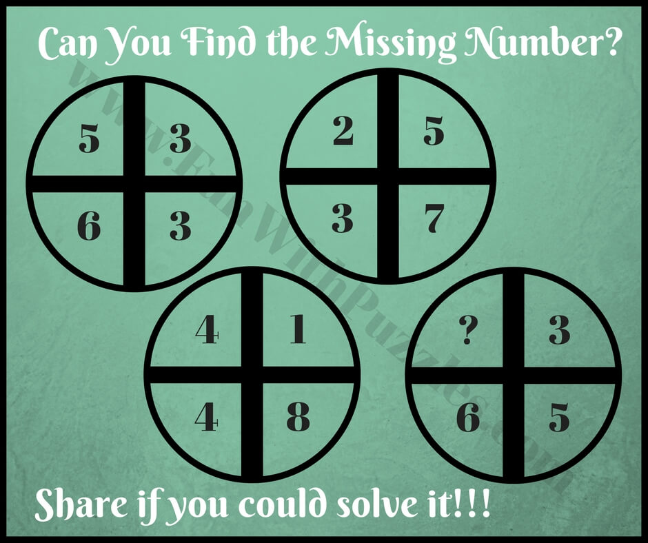 Number Puzzles: Circle Picture Maths Brain Teasers for Teens