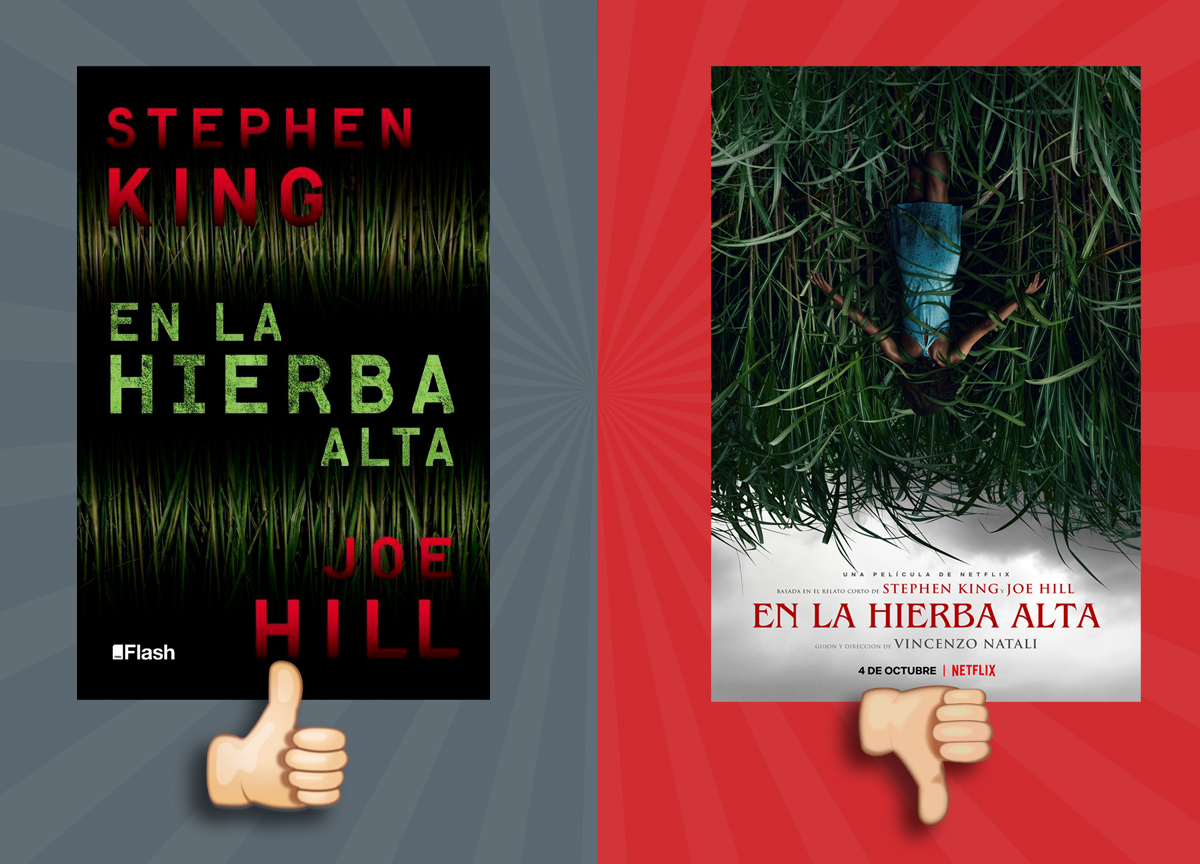 Libro vs Película: En la hierba alta - Mirada Lectora