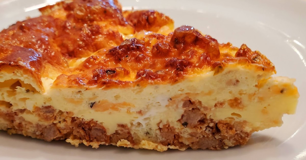 Taste & See that the Lord is good: Crustless Cheeseburger Quiche