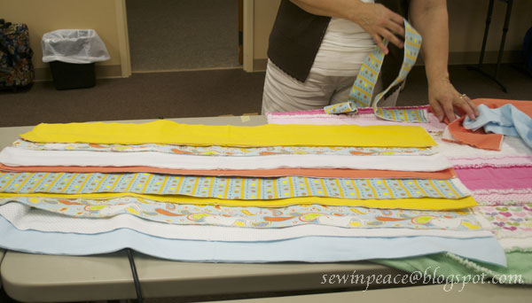 Sew in Peace: Strippy Flannel Baby Quilt