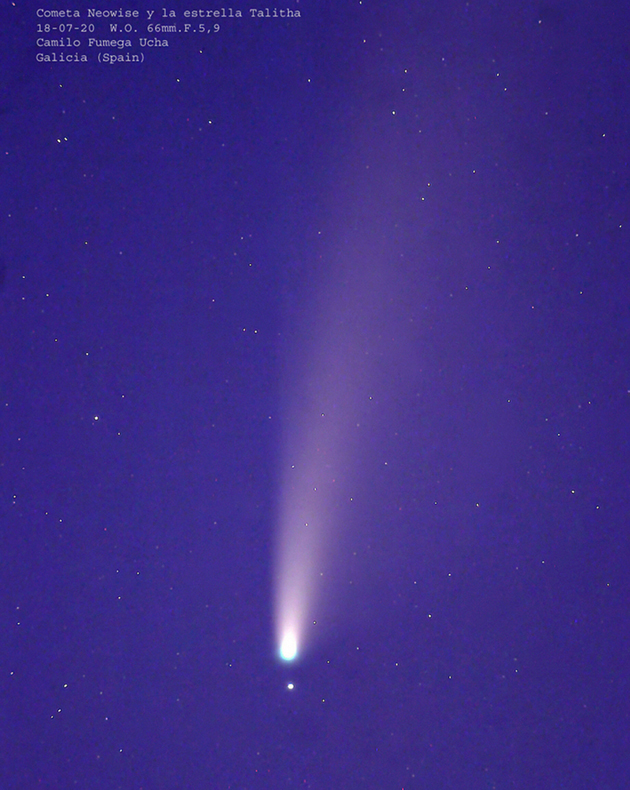 Astrocamy Sidereus Nuncius: Neowise y la estrella Talitha