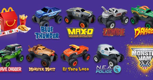 Hungry Harps: Monster Jam® Themed Happy Meals {August 28th-September 24}