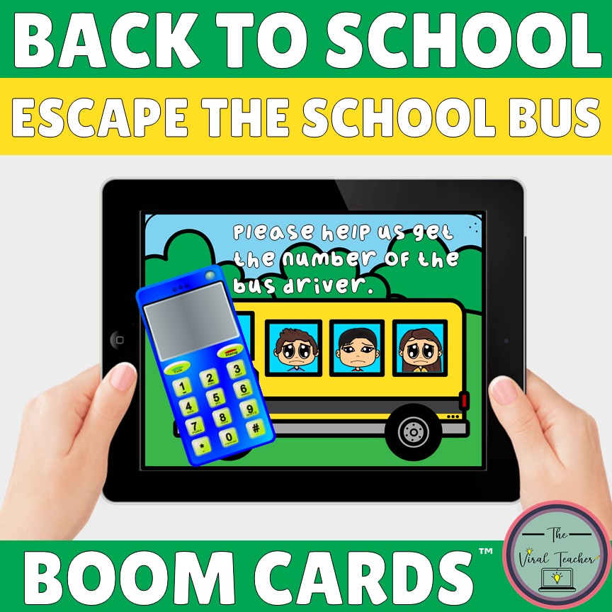 Back to School Digital Escape Rooms on Boom Learning — The Viral Teacher