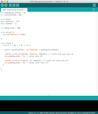 little-scale: Teensy 3.6 Basics: MIDI Sequencing