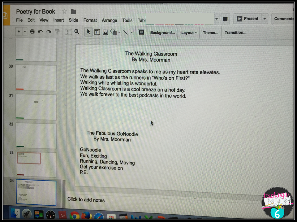 Poetry, Chromebooks, and Poet-Trees | Teaching in Room 6