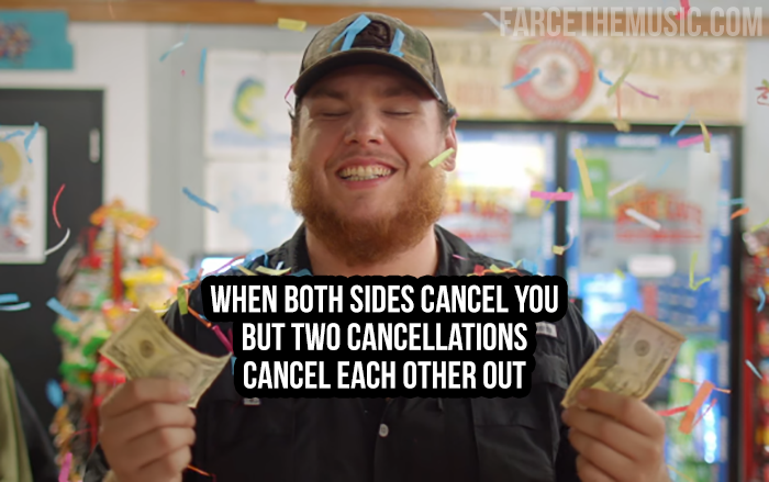 Farce the Music: Monday Morning Memes: Luke Combs, Kane Brown, Sam Hunt