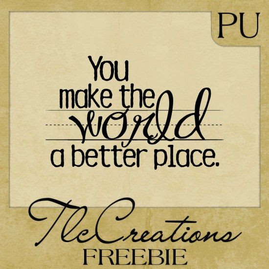 Create with TLC: Friday Freebie ....... Word Art