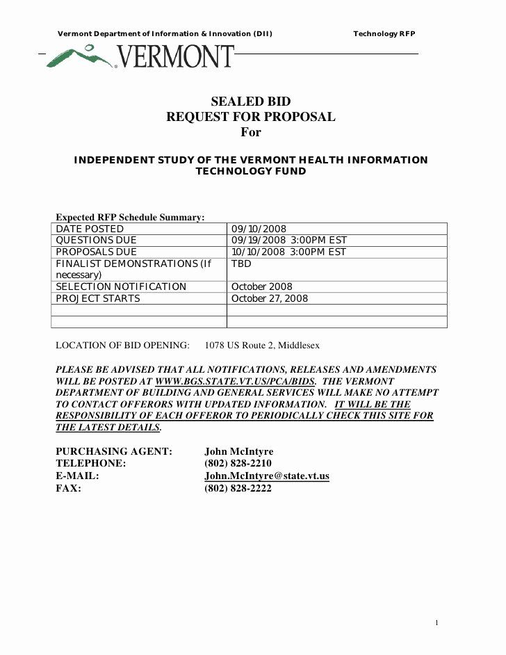 Sealed Bid Offer Letter Template ~ Resume Letter