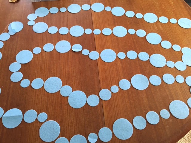 Sew Many Ways...: How to Make a Circle Garland...for any Party or Occasion