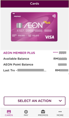 Dah daftar ke AEON Member Plus Visa Card & AEON Wallet? ~ Cikgu Norazimah