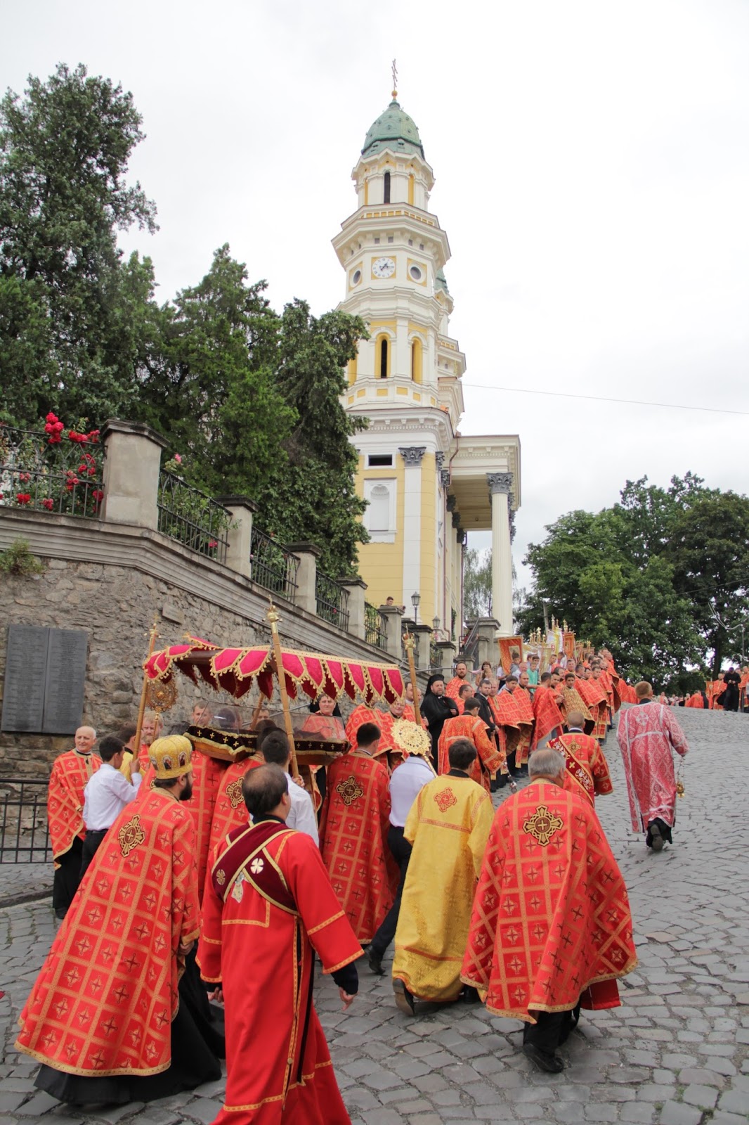 New Liturgical Movement: Procession in Ukraine to Honor Bl. Theodore Romzha