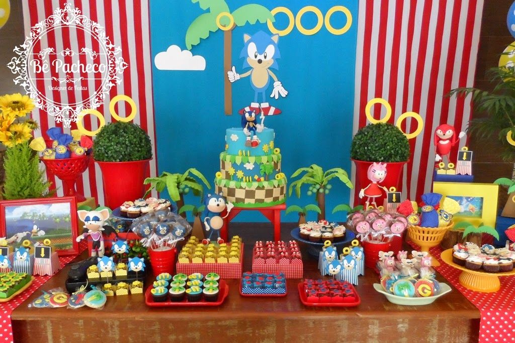 Party Ideas : Ideas Temáticas Sonic - Sonic Party Ideas