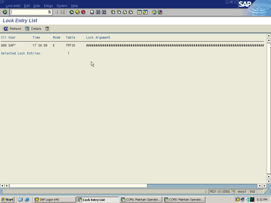 SAP BASIS TECHNICALS: SAP LOCK ENTIRES :- SM12