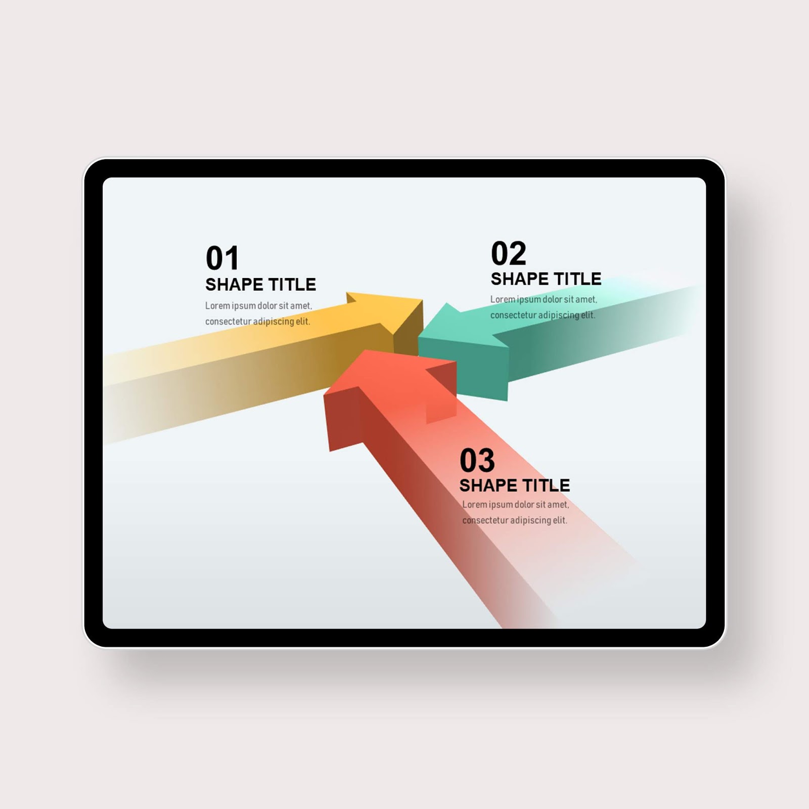 3D Impact Arrow PowerPoint Templates - PowerPoint Free