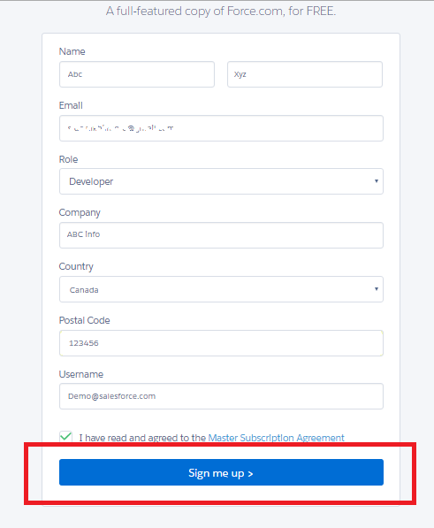 Salesforce Hints How To Create Developer Account In Salesforce