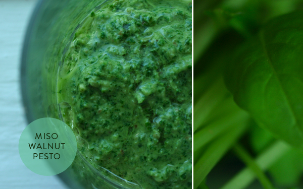 Adrienneats: Vegan leek miso pesto pizza