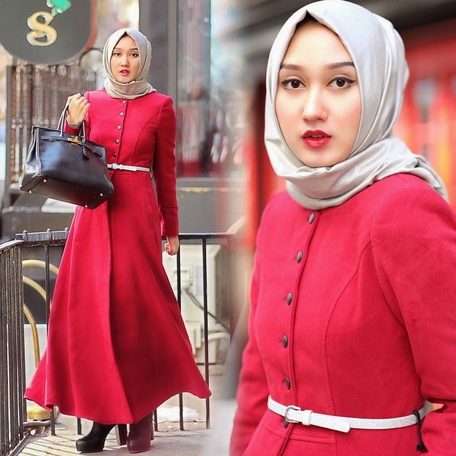 Red Look Dian Pelangi: Padu Padan Warna Merah