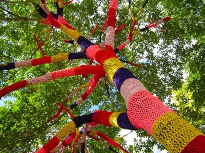 La Gallina Clueca: Yarnbombing (Guerrilla Crochet)