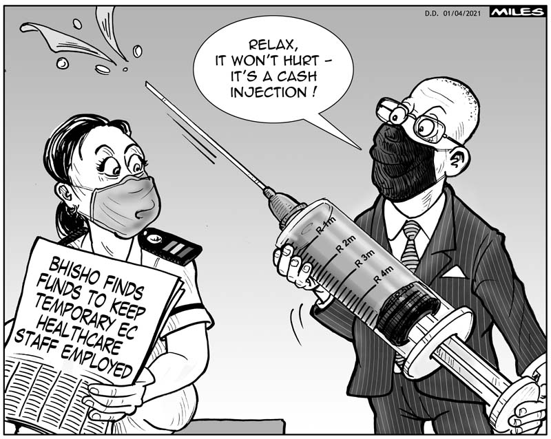 Cartoons by Miles: A shot in the arm