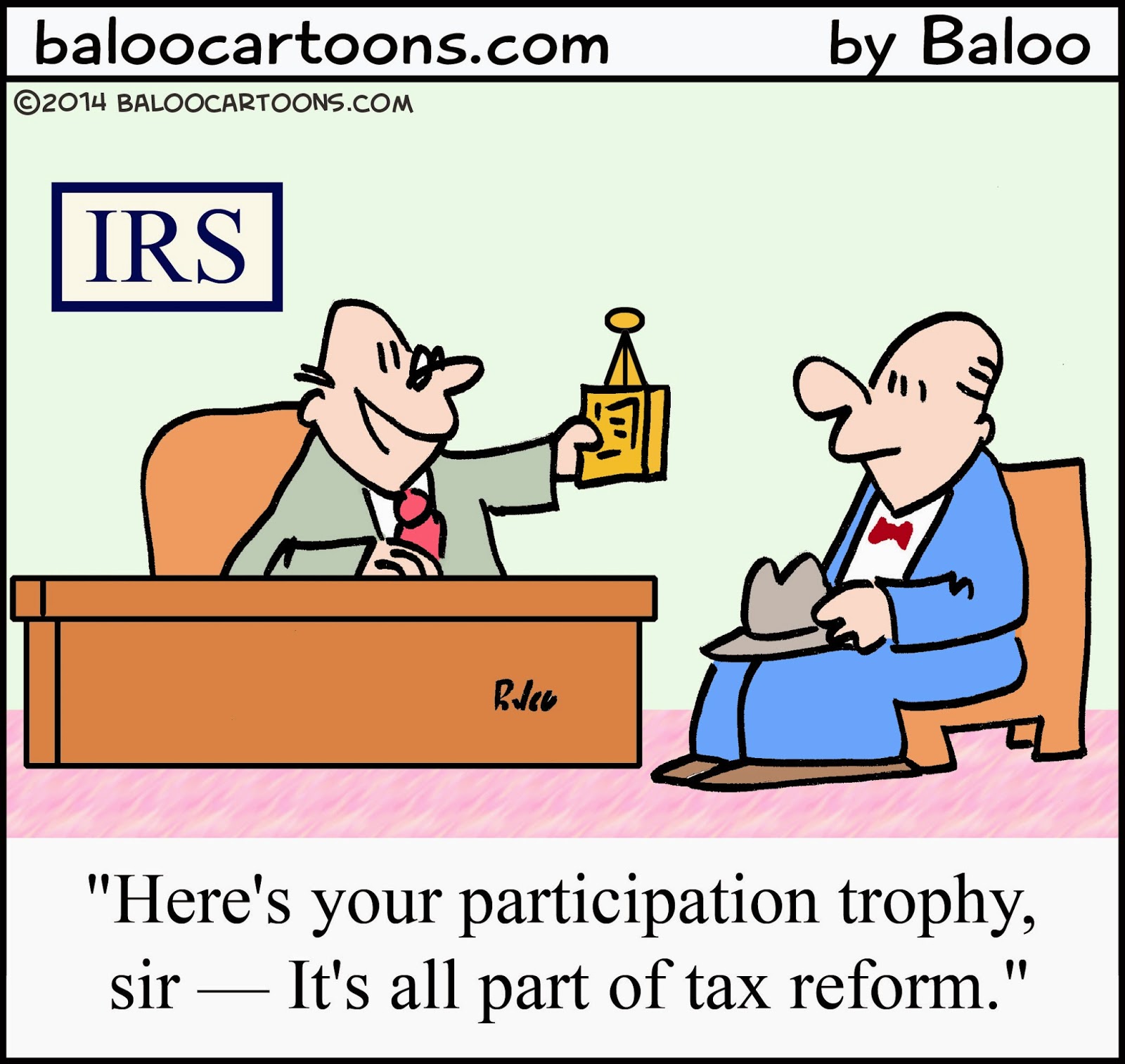 BALOO'S CARTOON BLOG: Tax Reform cartoon