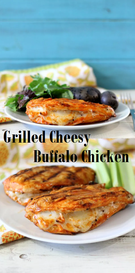 Grilled Cheesy Buffalo Chicken