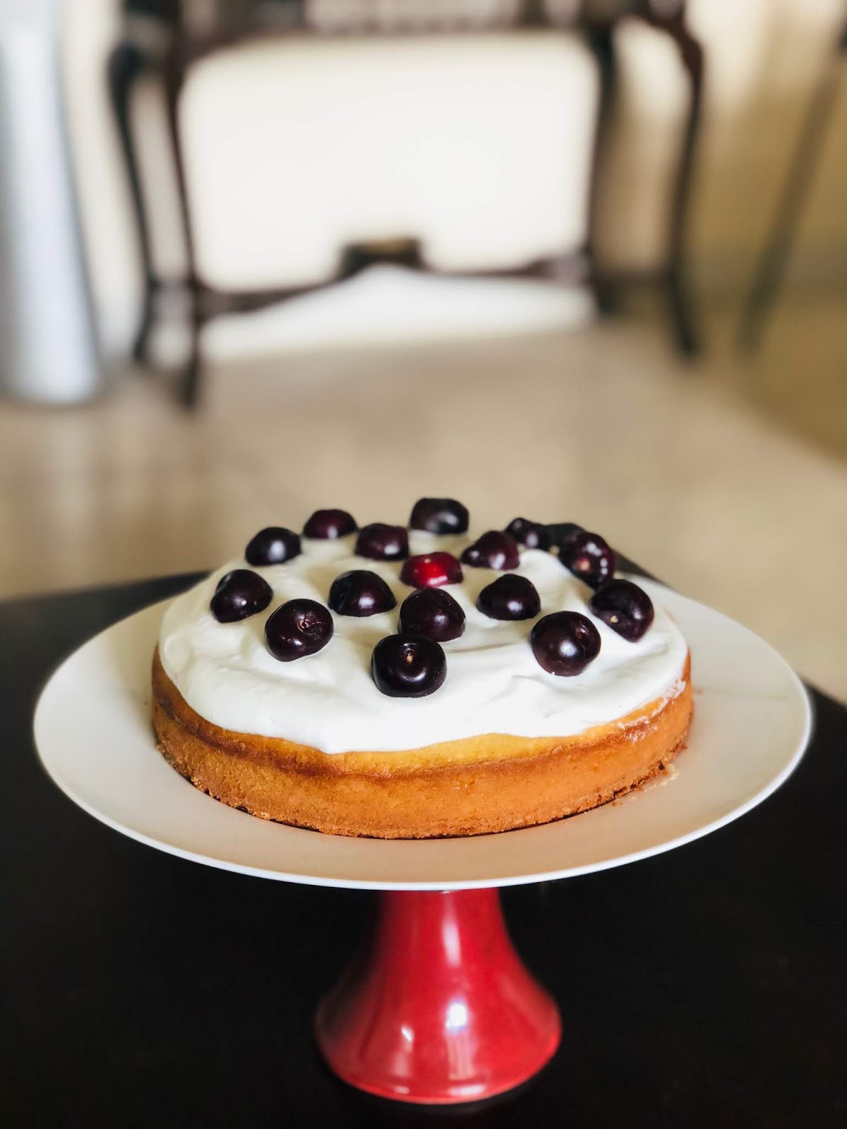LEMON POUND CHERRY CAKE #highlandbakes