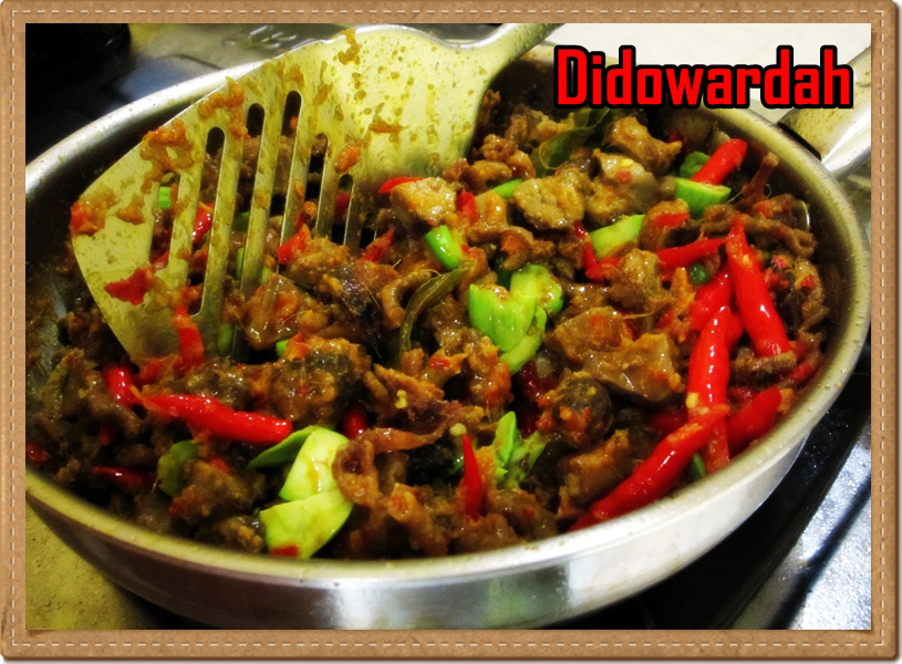 Resep Sambal Goreng Ati Ampela ala Didowardah - Resep Masakan Didowardah