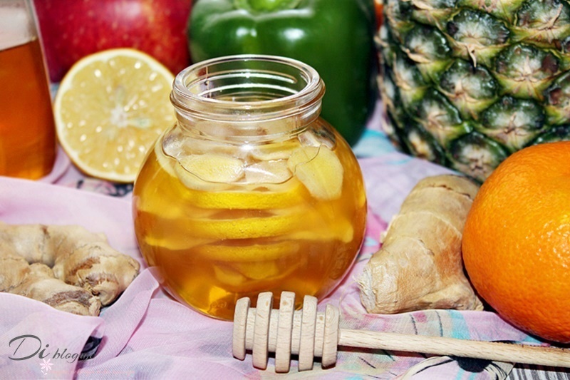 Domowy syrop z cytryny, imbiru i miodu - skuteczny na przeziębienie i ...