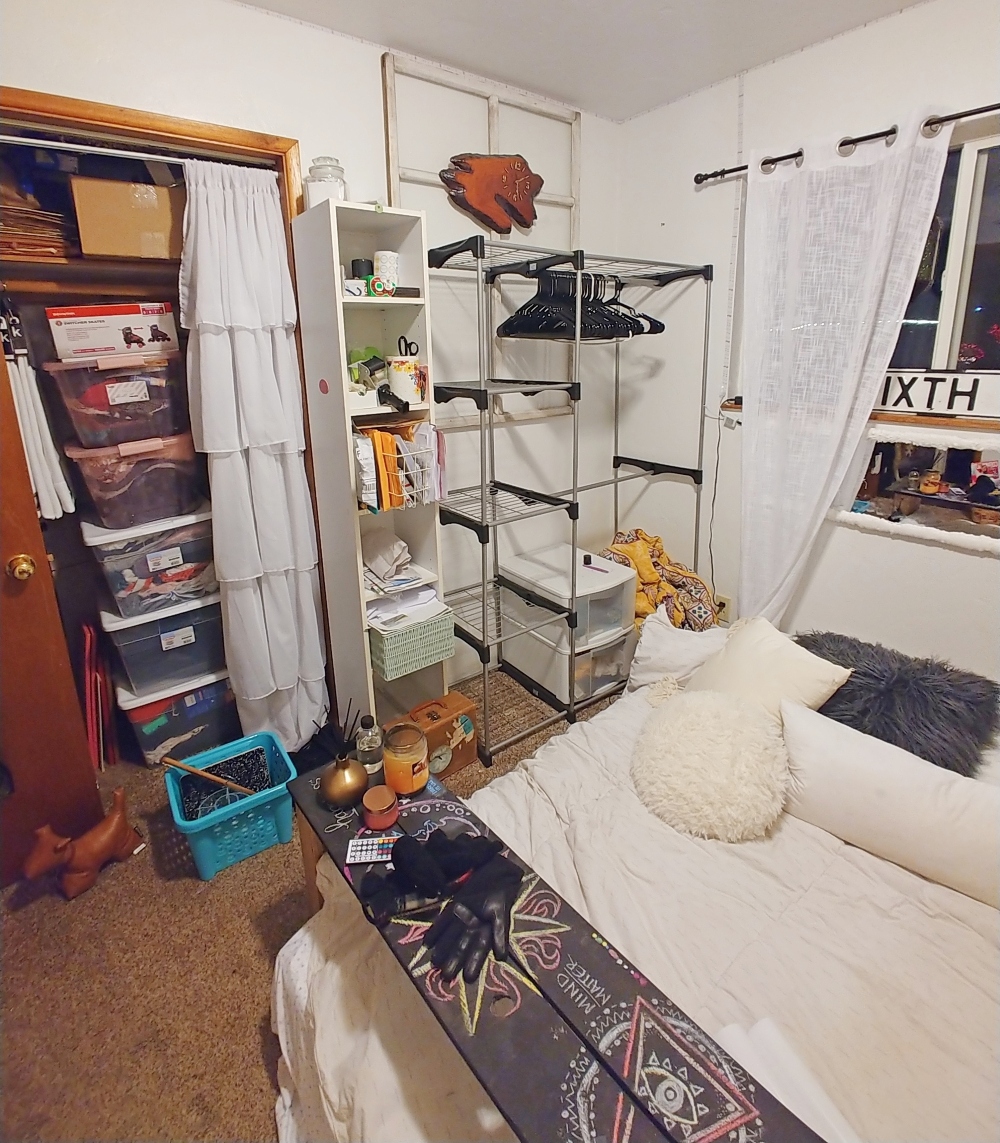 DIY Poor Man's Murphy Bed - Little Vintage Cottage