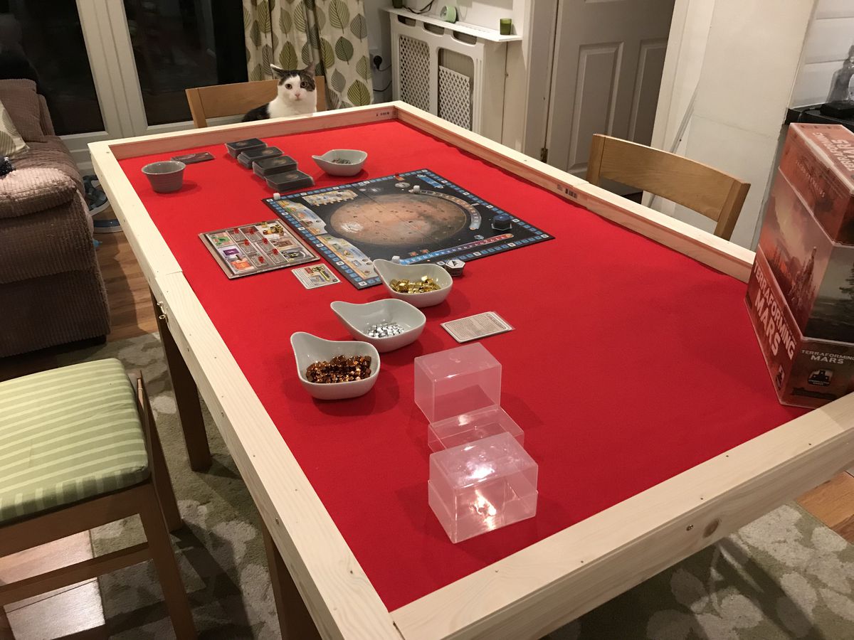 The Trinketorium: Home Made Gaming Table "Topper"