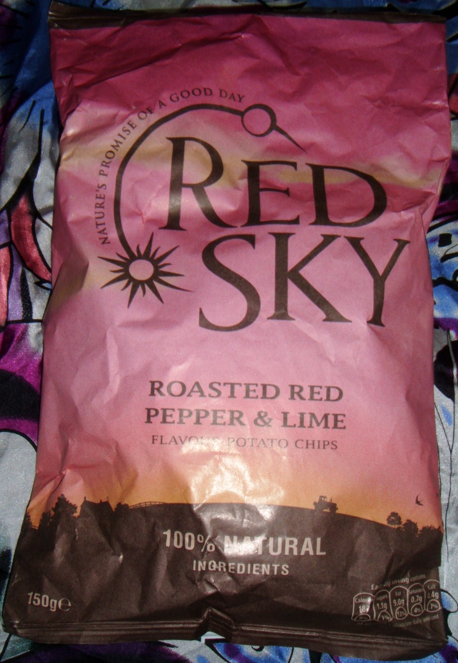 FOODSTUFF FINDS: Red Sky – Roasted Red Pepper and Lime Flavour Crisps ...