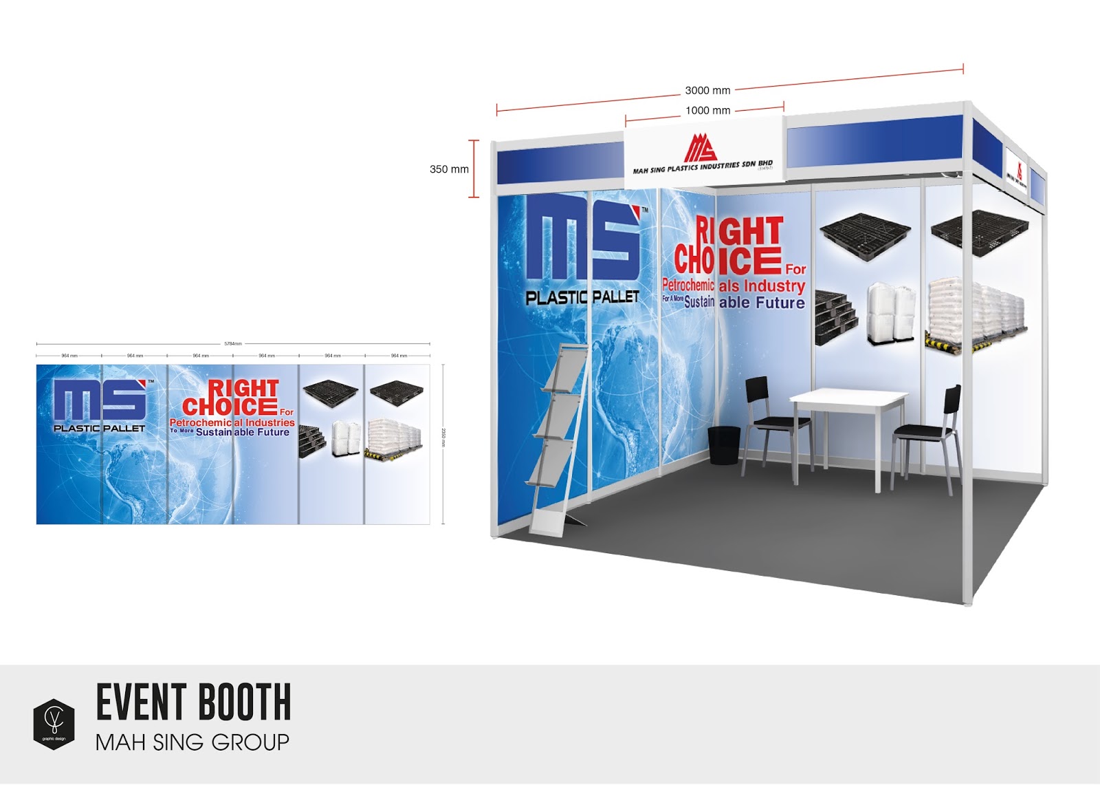 Mah Sing Group | Event Booth & Logo | CY Portfolio
