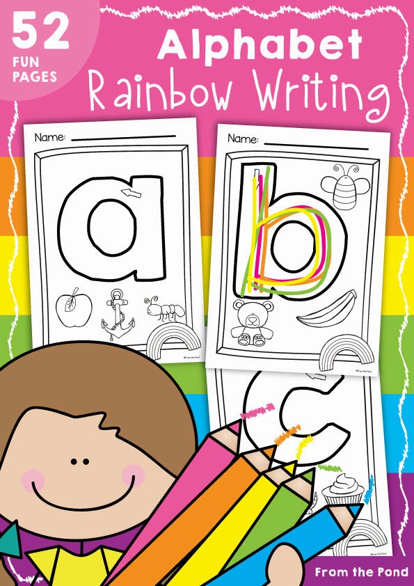 Rainbow Writing the Letters of the Alphabet | From the Pond